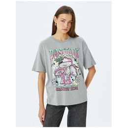 KOTON T-shirt in Grau | Gr.: L