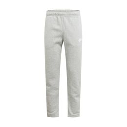 Nike Sportswear Hose 'Club Fleece' Herren Größe 31/32 graumeliert / weiß