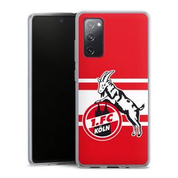 DeinDesign Galaxy S20 FE 5G Handy Silikon H&uuml;lle Case transparent Handyh&uuml;lle Official Licensed Product 1. Fc K&ouml;ln Coat Of Arms Silikon Case