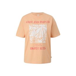 Qs Shirt female Orange size XS