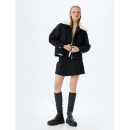 KOTON Between-Season Jacket female Black size 48