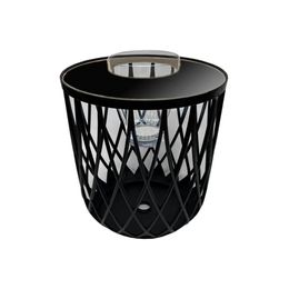 COOTAB Cooler Table Beistelltisch mit Acryl-Weinkühler Dubai 45 cm in schwarz | Gr.: onesize