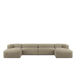 KONSIMO Wohnlandschaft Buffo braun Ma&szlig;e (cm): B: 400 H: 73 Sofas > Sofas nach Material > Stoffsofas &raquo; Sofa DE