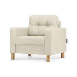 KONSIMO Sessel Eriso beige Ma&szlig;e (cm): B: 80 H: 75 Sessel & Hocker > Sessel nach Material > Stoff Sessel &raquo; Sofa DE