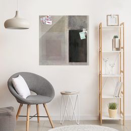 Glasbild Ged&auml;mpfte Schattierungen I