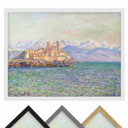 Kunstdruck mit Rahmen Claude Monet - Antibes-Le Fort