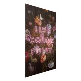 Bilderwelten Alu-Dibond Outdoor Bild Live Color Fully