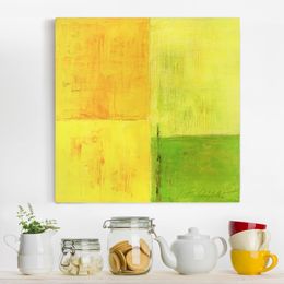 Leinwandbild Kunstdruck Petra Sch&uuml;&szlig;ler - Fr&uuml;hlings Komposition 02