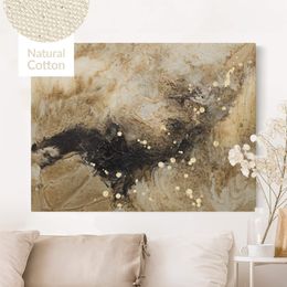 Leinwandbild Goldener Treibsand I