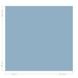 Bilderwelten Vorhang Pastell Blau - blickdichte Gardine Unifarben Wohnzimmer Schlafzimmer K&uuml;che Bad Badezimmer Jugendzimmer Kinderzimmer Blau