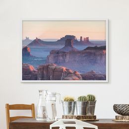 Bild mit Rahmen Sonnenaufgang in Arizona