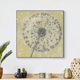 Wechselbild Pusteblume im Schnee