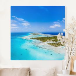 Bilderwelten Leinwandbild Paradies auf Erden