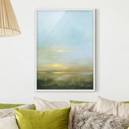 Bilderwelten Bild mit Rahmen D&auml;mmerung am Horizont