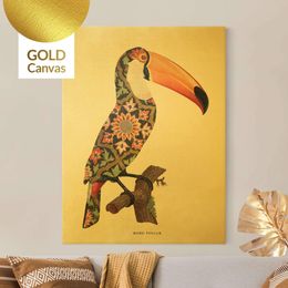 Leinwandbild Boho Vogel - Tukan