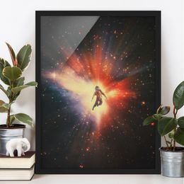 Bilderwelten Bild mit Rahmen Retro Collage - Die Sch&ouml;pfung