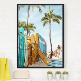Bilderwelten Bild mit Rahmen Dein Surfboard zum Erfolg