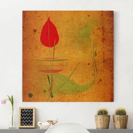 Bilderwelten Leinwandbild Blumen modern Kunstdruck Leinwanddruck - China Plant - Wandbild XXL Wohnzimmer Schlafzimmer