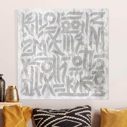 Bilderwelten Leinwandbild Graffiti Art Calligraphy