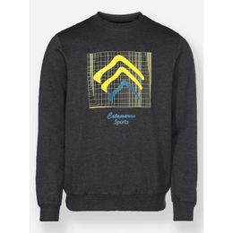 Catamaran Sports Herren Sweatshirt , innen w&auml;rmend angeraut, graphit-meliert, Gr&ouml;&szlig;e 60/62