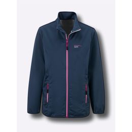 Catamaran Sports Damen Softshelljacke mit elastischen Abschl&uuml;ssen, dunkelblau, Gr&ouml;&szlig;e 52/54
