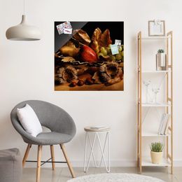 Bilderwelten Glasbild Kulinarisch modern einzigartig Glas Wandbild - Stillleben im Herbst - Deko K&uuml;che