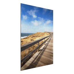 Bilderwelten Alu-Dibond Outdoor Bild Nordseespaziergang
