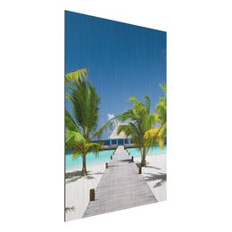 Bilderwelten Alu-Dibond Outdoor Bild Catwalk To Paradise