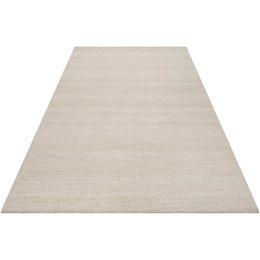 Wollteppich Wecon Home, B:110cm H:8mm L:170cm, beige, Wolle, Teppiche, "Gustav"