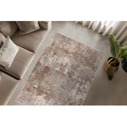 Teppich Obsession, B:80cm H:10mm L:150cm, bunt, Polyester, Wohnzimmer, Teppiche, "My Picasso 694", modernes abstraktes Design, Hoch-Tief Effekt, mit