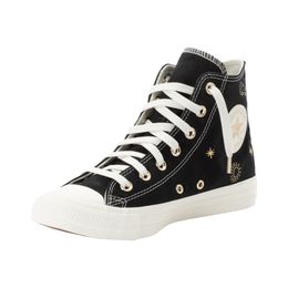 Converse Damen Sneaker "CHUCK TAYLOR ALL STAR GOLDEN ELEMENTS", Gr. 36, schwarz, Textil, Schuhe