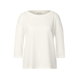 Street One Langarmshirt in off white | Gr.: 36