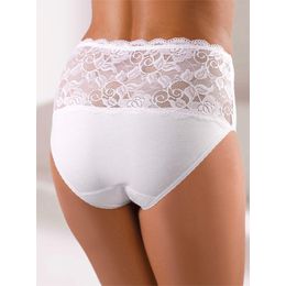 w&auml;schepur w&auml;schepur Damen Taillenslip, wei&szlig;, Gr&ouml;&szlig;e 38