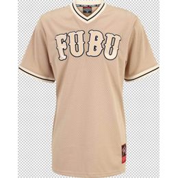 Fubu T-Shirt Herren Gr&ouml;&szlig;e XXS beige / sand / wei&szlig;
