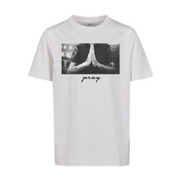 Mister Tee T-Shirt 'Pray' Jungen Gr&ouml;&szlig;e 110/116 grau / dunkelgrau / schwarz / offwhite