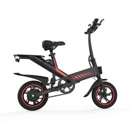 Elektrofahrräder 12 Zoll Reifen E Bike 36V 7,8Ah Ebike Klappbar, Reichweite 25-40km, 250W, 25km/h, Ebike Damen /Herren Schwarz