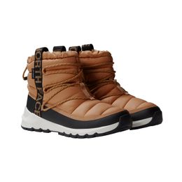 Winterstiefel The North Face "W THERMOBALL LACE UP WP", Damen, Gr. 37, braun (caramel), Textil, Schuhe, Snowboots, Winterboots, Winterschuhe, wasserdicht