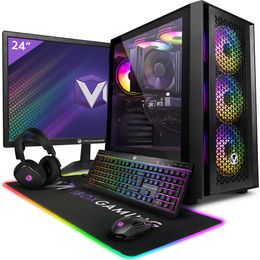 Vibox VII-32 Gaming PC - 27" Écran Pack - Intel Core i9 10900F 5,2 GHz - Nvidia RTX 3060 OC 12 GB - 16 GB RAM - 1 TB NVMe M.2 SSD - Windows 11 - WiFi