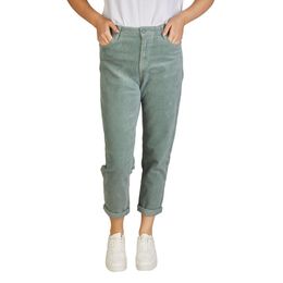 DENIMFY Cord DFLisa tapered in Grün | Gr.: M
