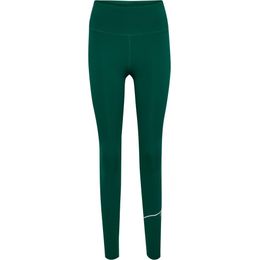 Hummel Leggings Hmlcourt Paddeltennis Damen in RAIN FOREST | Gr.: M