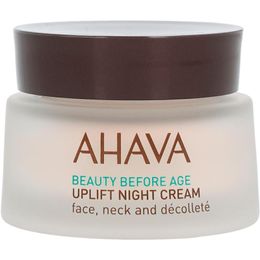 AHAVA Nachtcreme »Beauty Before Age Uplift Night Cream« Hohe Konzentration an Mineralien, reduziert tiefe Falten. transparent