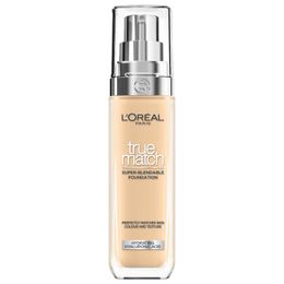 L'ORÉAL PARIS Foundation »True Match Foundation« Spendet Feuchtigkeit, mittlere Deckkraft, passt sich dem Hautton an. nude True Match Foundation...