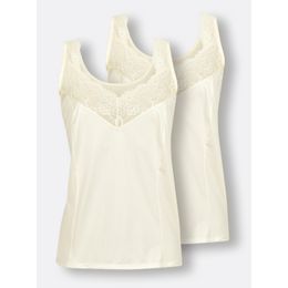 w&auml;schepur w&auml;schepur Damen Achselhemd, champagner, Gr&ouml;&szlig;e 44