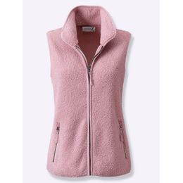 WITT Damen Fleeceweste mit Antipilling-Ausr&uuml;stung, mauve, Gr&ouml;&szlig;e 44