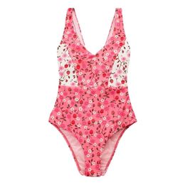 next Swimsuit female Pink size 24