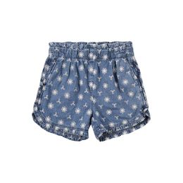 Only Girls Shorts 'KOGDandy' M&auml;dchen Gr&ouml;&szlig;e 122 blue denim / offwhite
