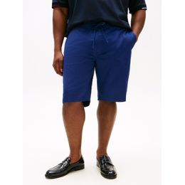 Tommy Hilfiger Big & Tall Herren Shorts "BT-BROOKLYN PO PAPERT SHORTS-B", blau, Gr. 46, TOMMY HILFIGER BIG & TALL, unifarben, Web, Obermaterial: 98% Baumwolle, 2% Elasthan,