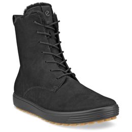 Ecco Damen Schnürboots "SOFT 7 TRED W", Gr. 36, schwarz, Nubukleder, Schuhe, mit Warmfutter