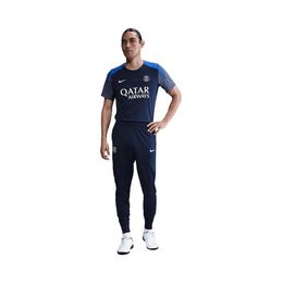 Nike Funktionsshirt 'Paris Saint-Germain Strike' Herren Gr&ouml;&szlig;e XS blau / navy / grau / wei&szlig;