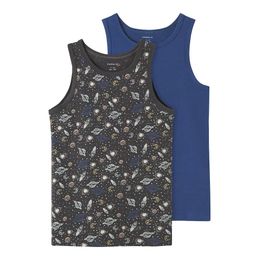 name it Unterhemd 'Iron Space' Jungen Gr&ouml;&szlig;e 158 himmelblau / gelb / anthrazit / pfirsich